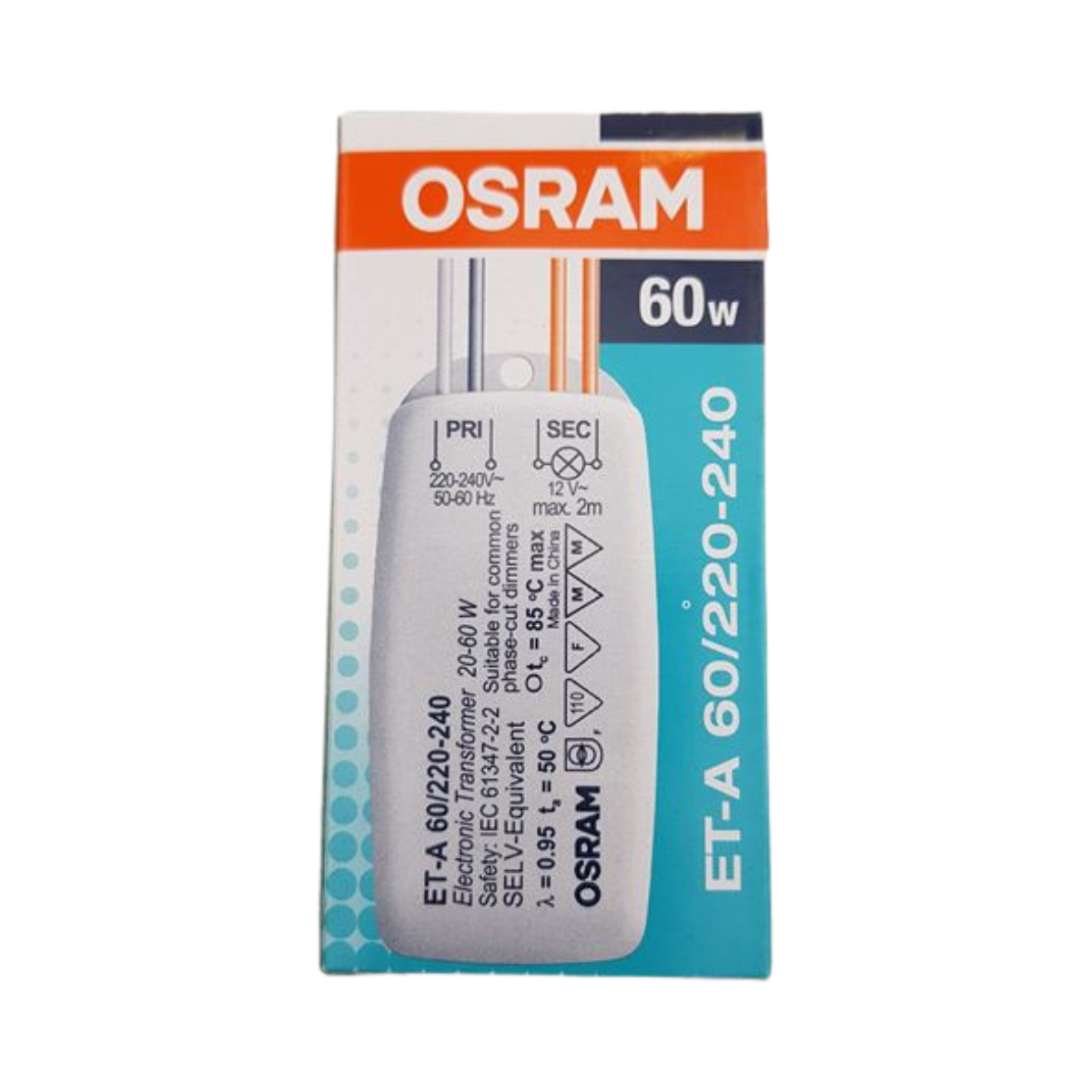 OSRAM HT-ETA60/220 ELECTRONIC TRANSFORMER 60W 60/220-240 - Juan Kuang ...